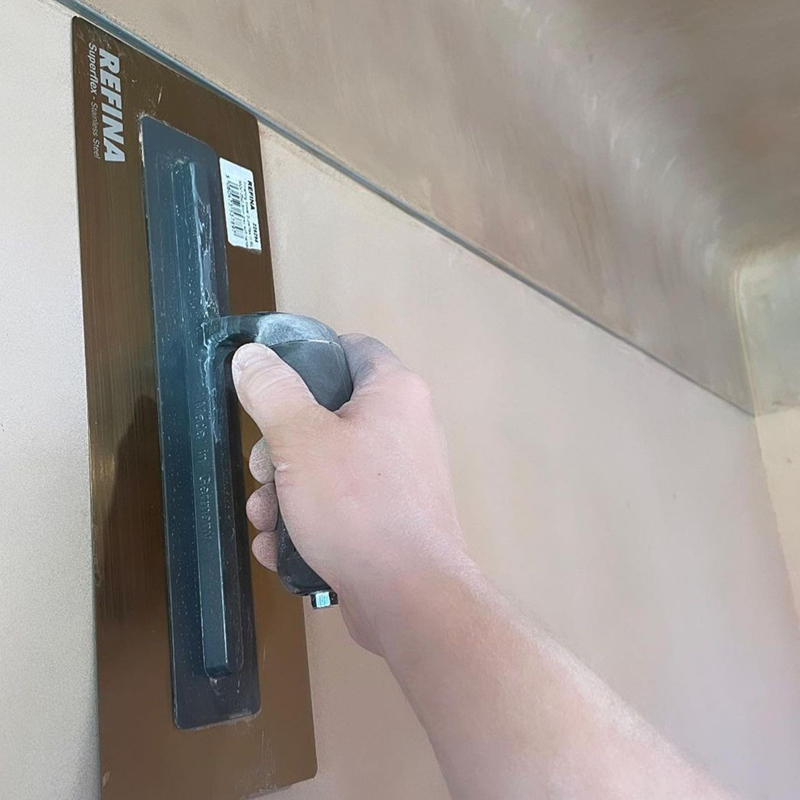 Refina SUPERFLEX-3 Rose Gold Finishing Trowels 14" 16" 18" | REFINA